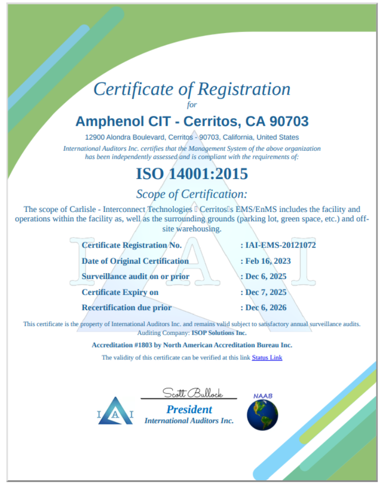 About us | Amphenol CDI
